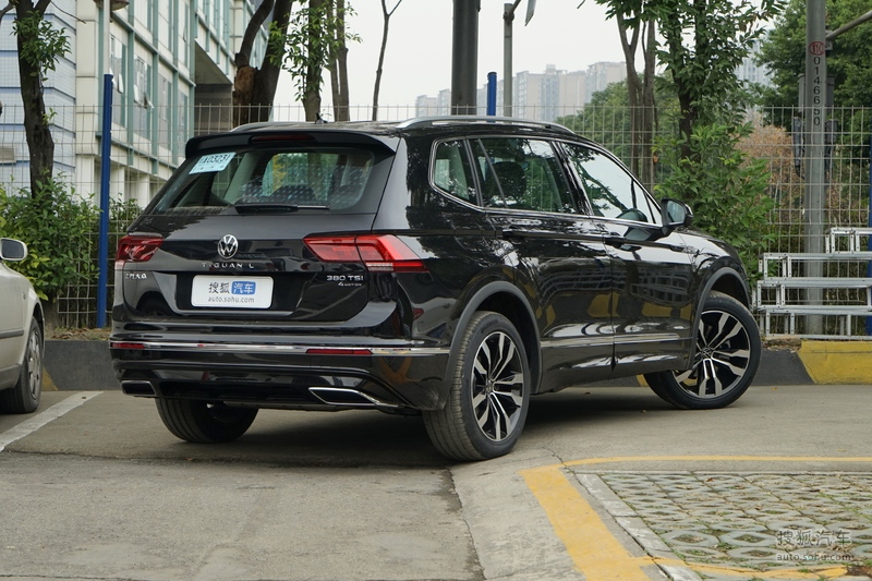 大众途观L图片】_2021款 380TSI 自动四驱R-Line旗舰版7座 _玄武黑_外观_搜狐汽车网